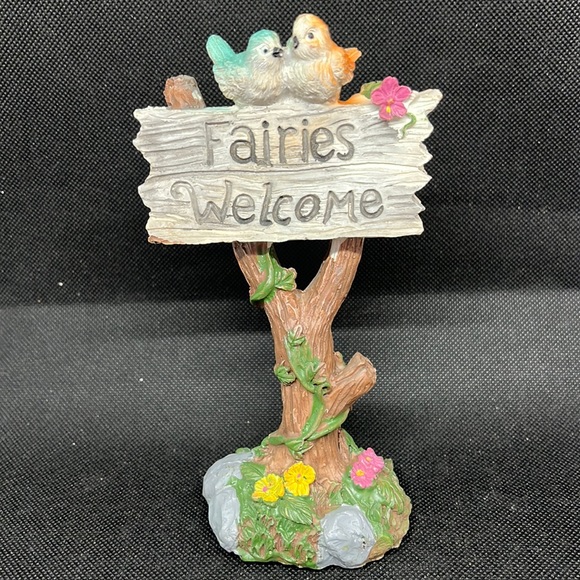 Accents | Fairies Welcome Sign Post | Poshmark